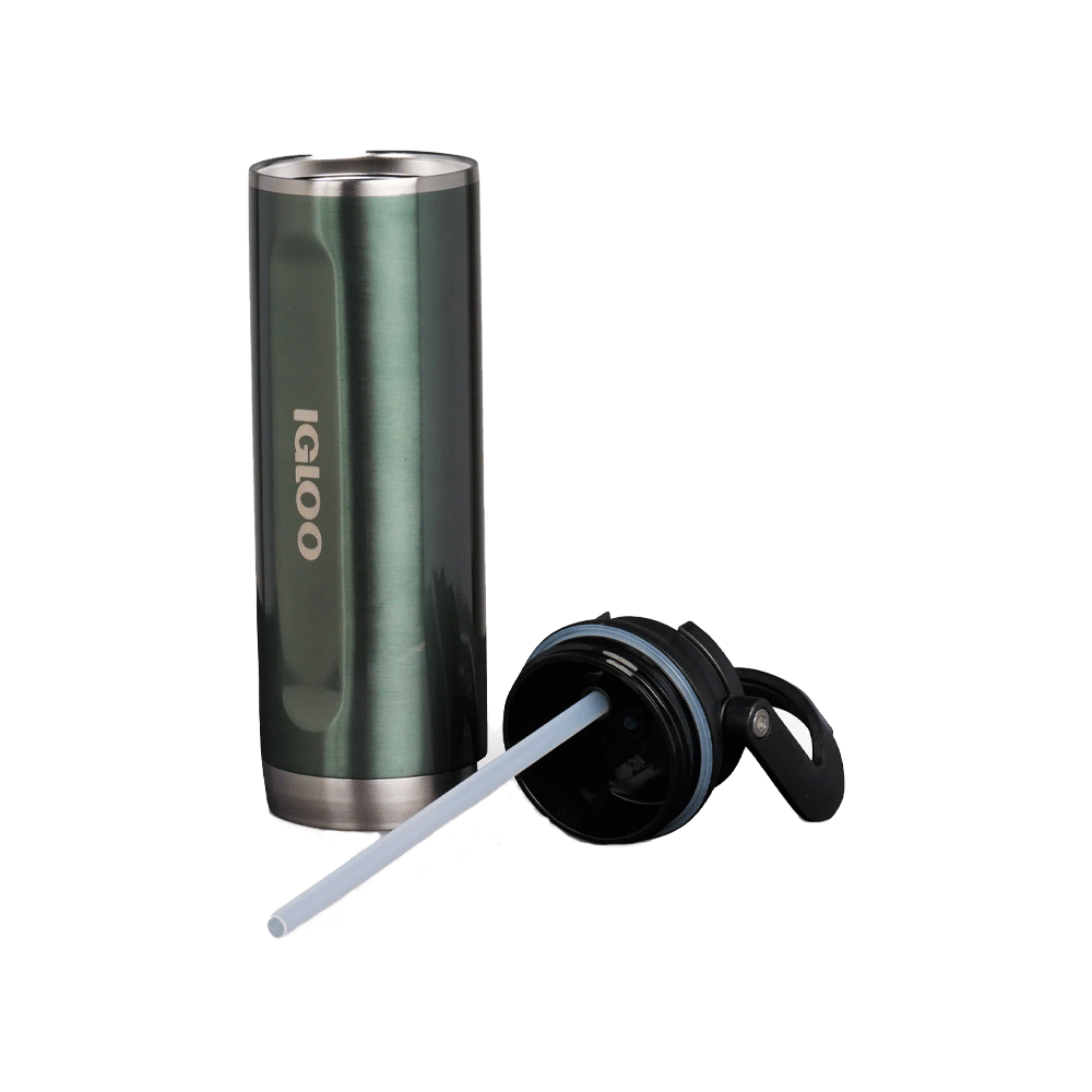 BOTELLA TERMICA IGLOO 600ML VERDE C/MANIJA 71087