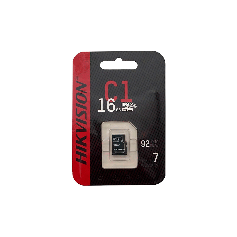 MEMORIA MICRO SD HIKVISION 16GB HS-TF-C1 16G 92/20MB/S CLASS 10