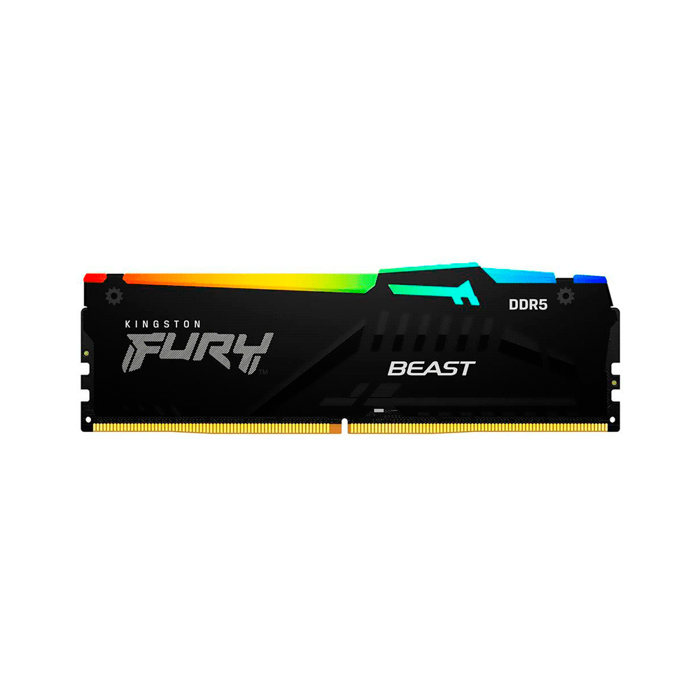MEMORIA RAM DDR5 16GB 6000 KINGSTON FURY BEAST BK KF560C40BBA-16