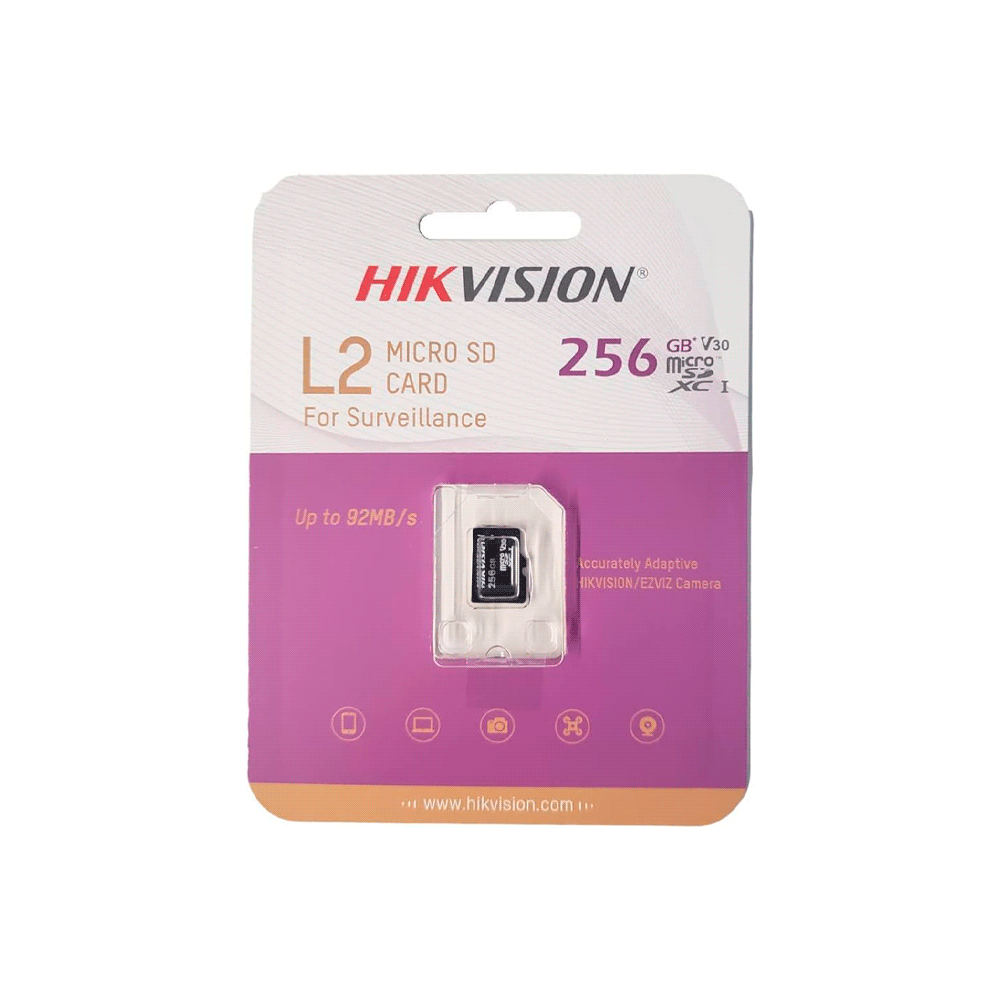 MEMORIA MICRO SD HIKVISION 256GB HS-TF-L2 256G 95/55 CLASS10/U3/V