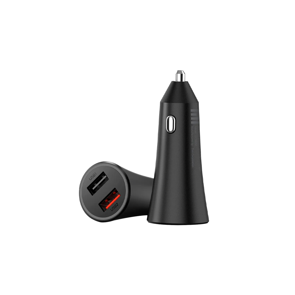CARGADOR PARA AUTO XIAOMI USB-A 37W DUAL GDS4147GL NEGRO