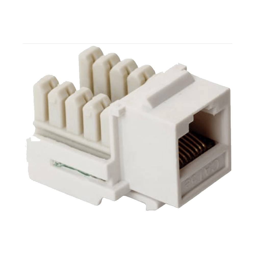 CONECTOR RJ45 HEMBRA LANPRO CAT.6 BLAN. LP-XC6PUSWH