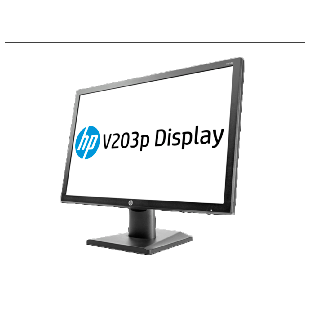 MONITOR 20" HP V203P IPS/VGA/8MS/T3U90AA/NEGRO/BIVOLT CORPORATIVO
