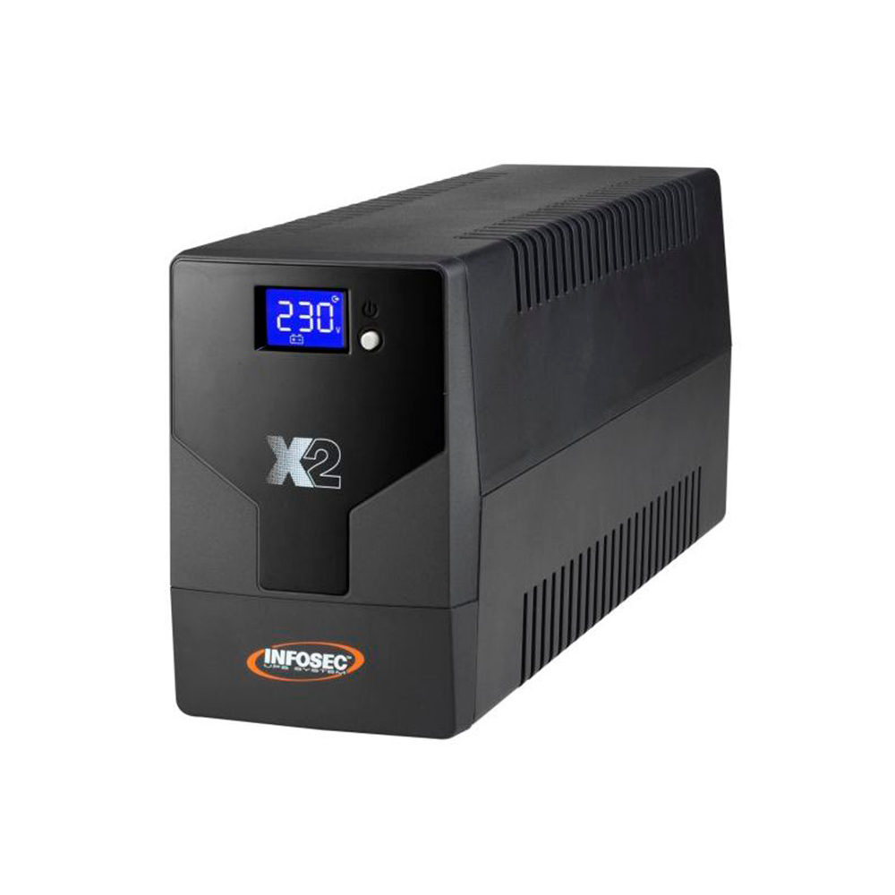 UPS 220V 2000VA 1000W INFOSEC X2 TOUCH LCD NEMA HV