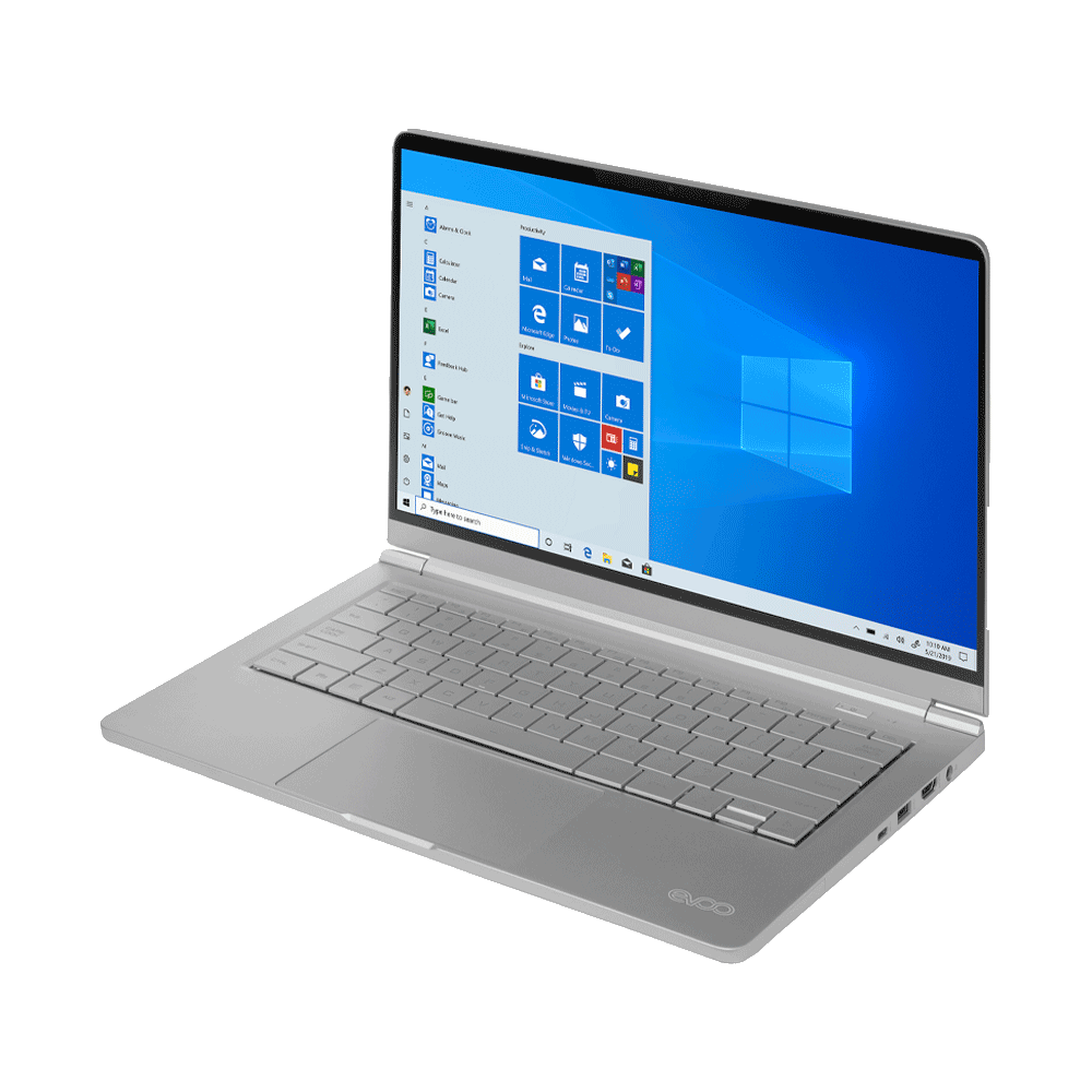 NOTEBOOK EVOO EVC141-12SL AMD RYZEN 5 2.1/8G/256SSD/W10H/14.1"FHD