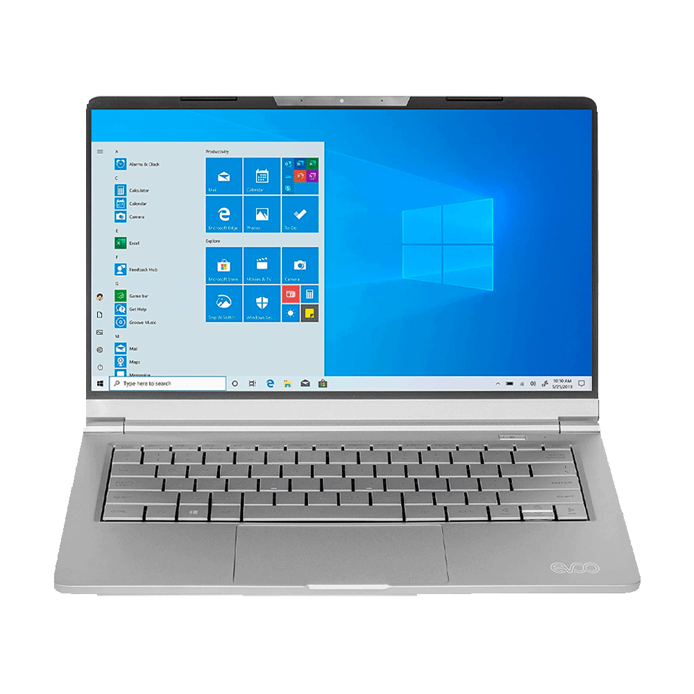 NOTEBOOK EVOO EVC141-12SL AMD RYZEN 5 2.1/8G/256SSD/W10H/14.1"FHD