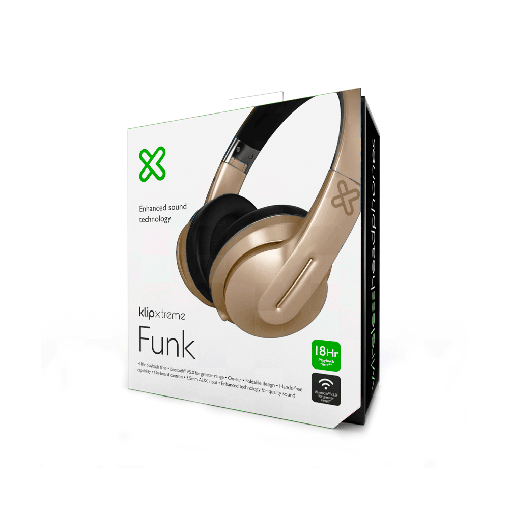 AURICULAR CON MICROFONO KLIP KWH-150GD FUNK HEADPH BLUETOOTH/1 JA