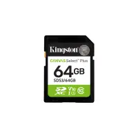 MEMORIA SD KINGSTON 64GB CANVAS SELECT PLUS SDXC CLASS 10 SDS3/64